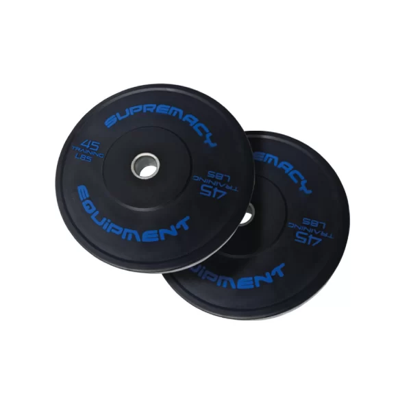 Disco Olímpico de Caucho Echo Supremacy 45LB Negro - Fittech